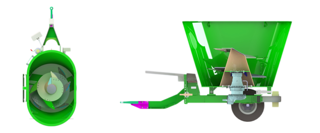 Vertical single auger mixer "VN" series - Tatoma