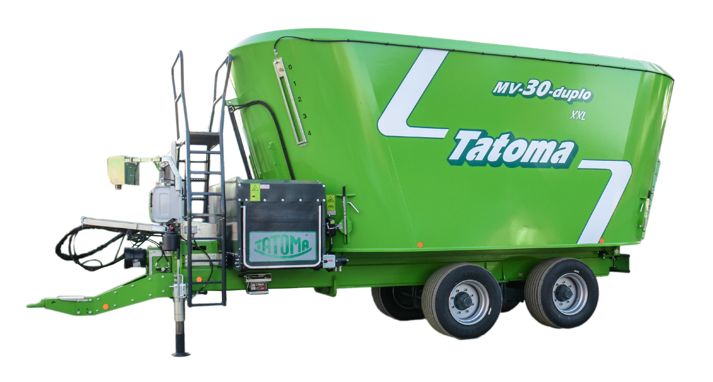 Double auger vertical mixer with front belt MV 24, 26 and 30 Duplo - Tatoma