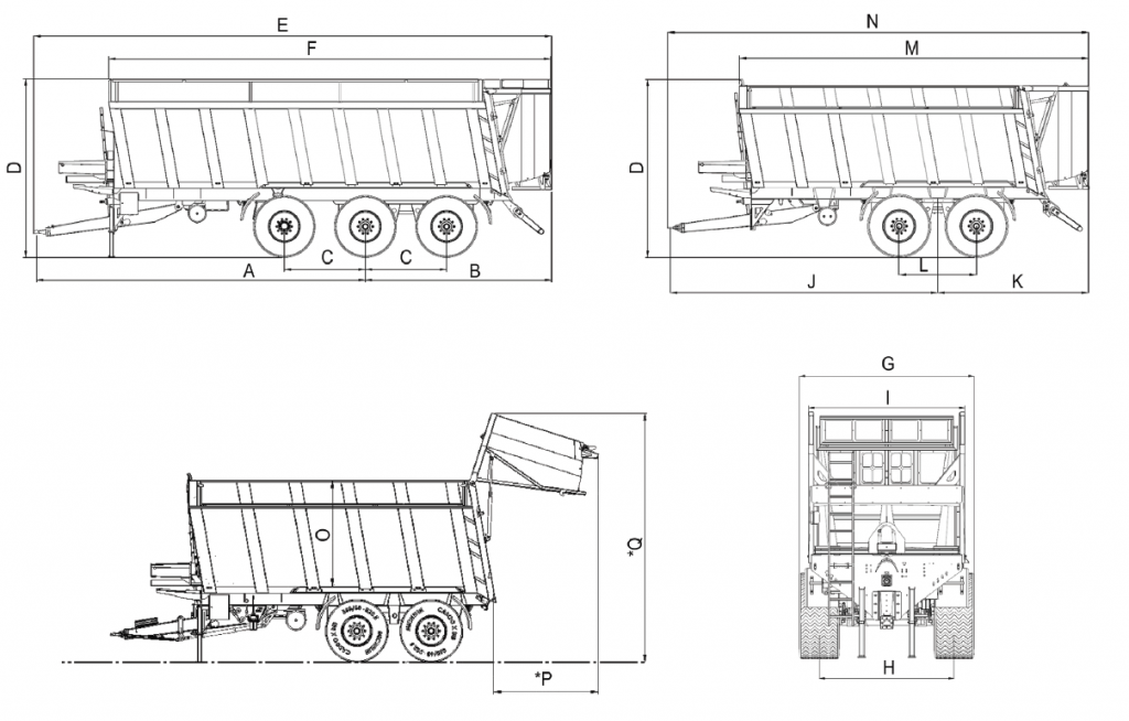 Trailed wagon - Tatoma